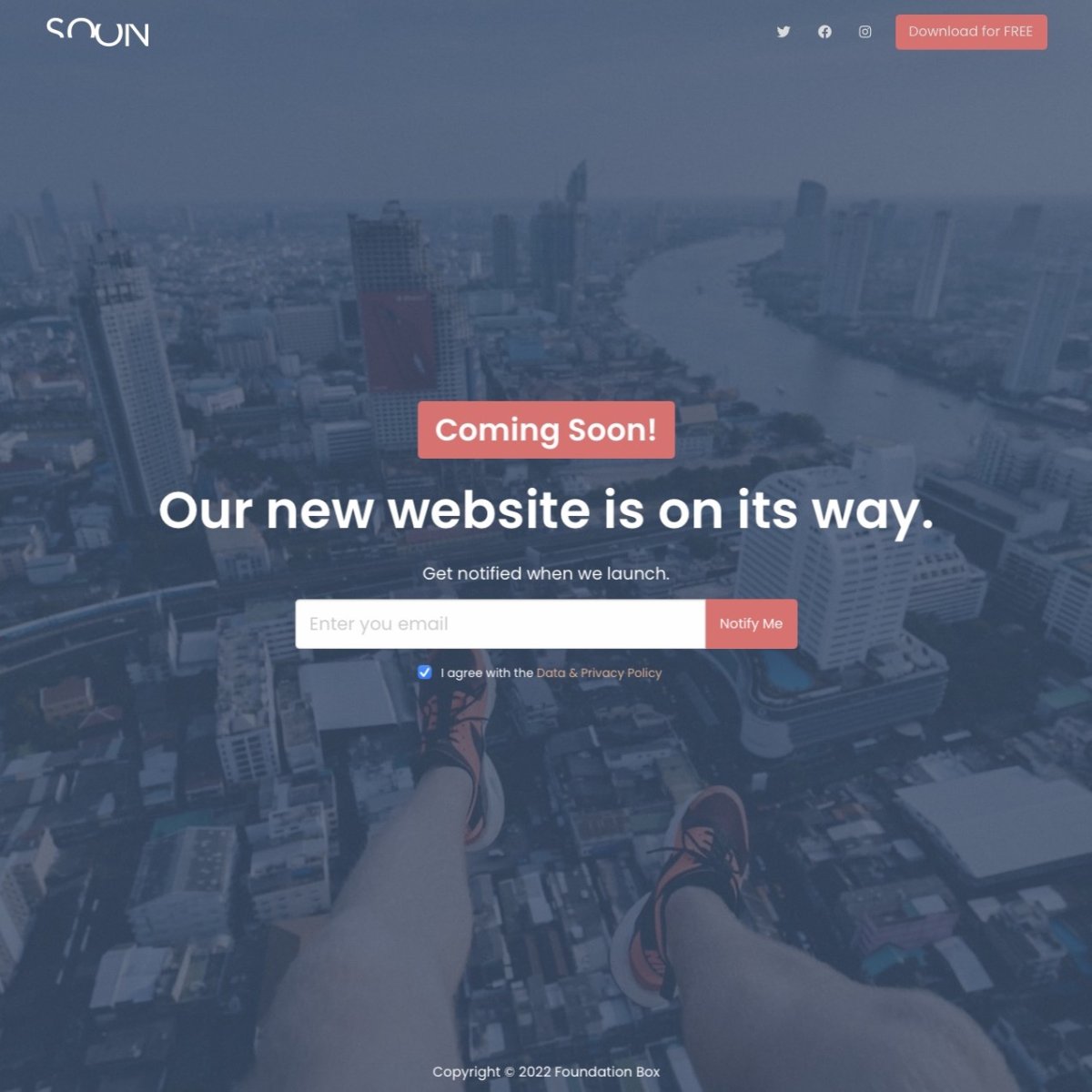 Soon | Project file for Rapidweaver